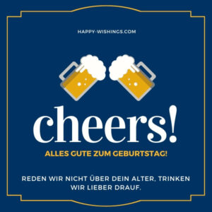 🍻Geburtstagswünsche mit Bier für Biertrinker